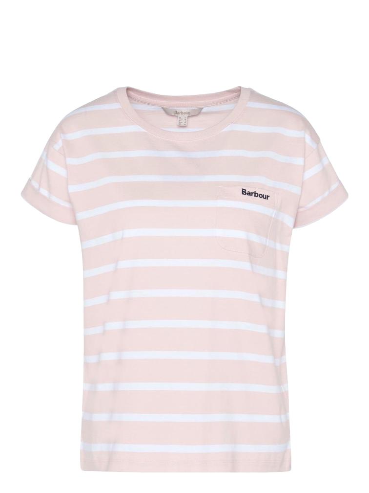 BARBOUR Barbour Otterburn Striped T-Shirt with Embroidered Logo
